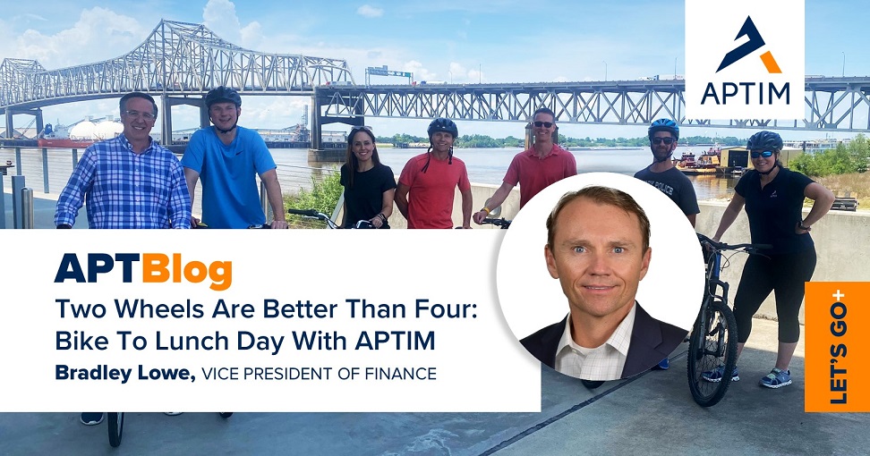 Two Wheels Are Better Than Four: Bike To Lunch Day With APTIM | APTIM