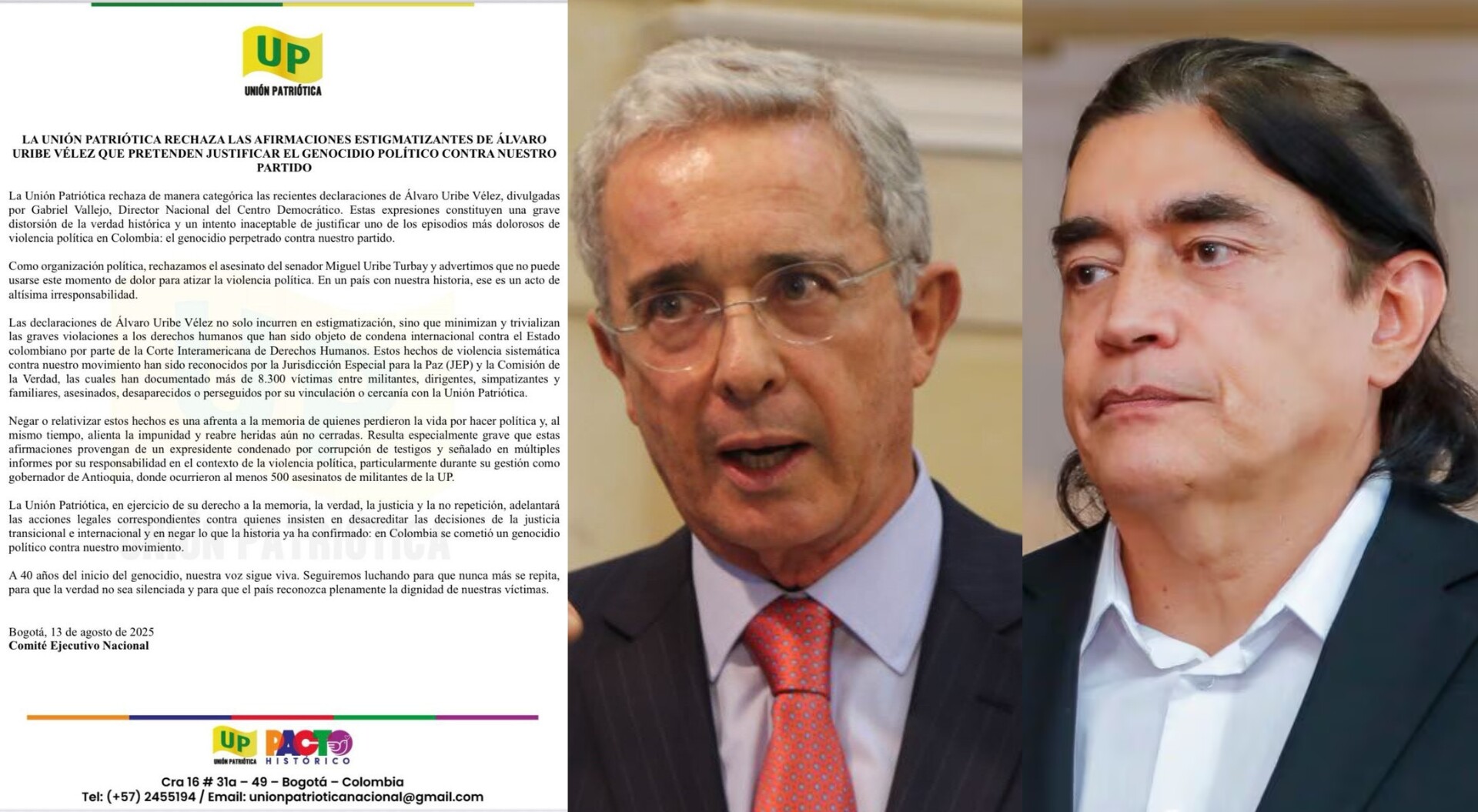 “Lo de Uribe es de un descaro enorme”: Gustavo Bolívar | El Cronista ...