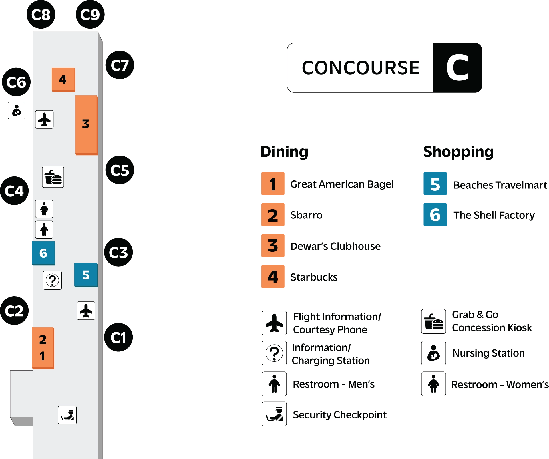 Terminal Maps | RSW Southwest Florida Airport