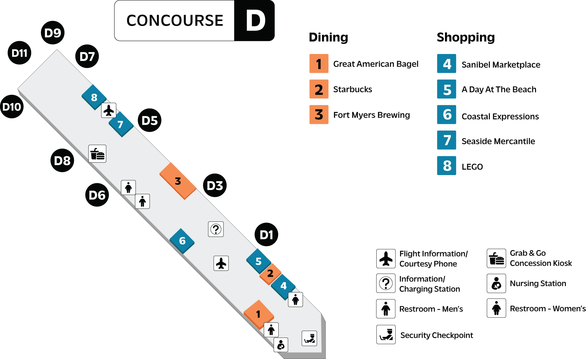 Terminal Maps | RSW Southwest Florida Airport