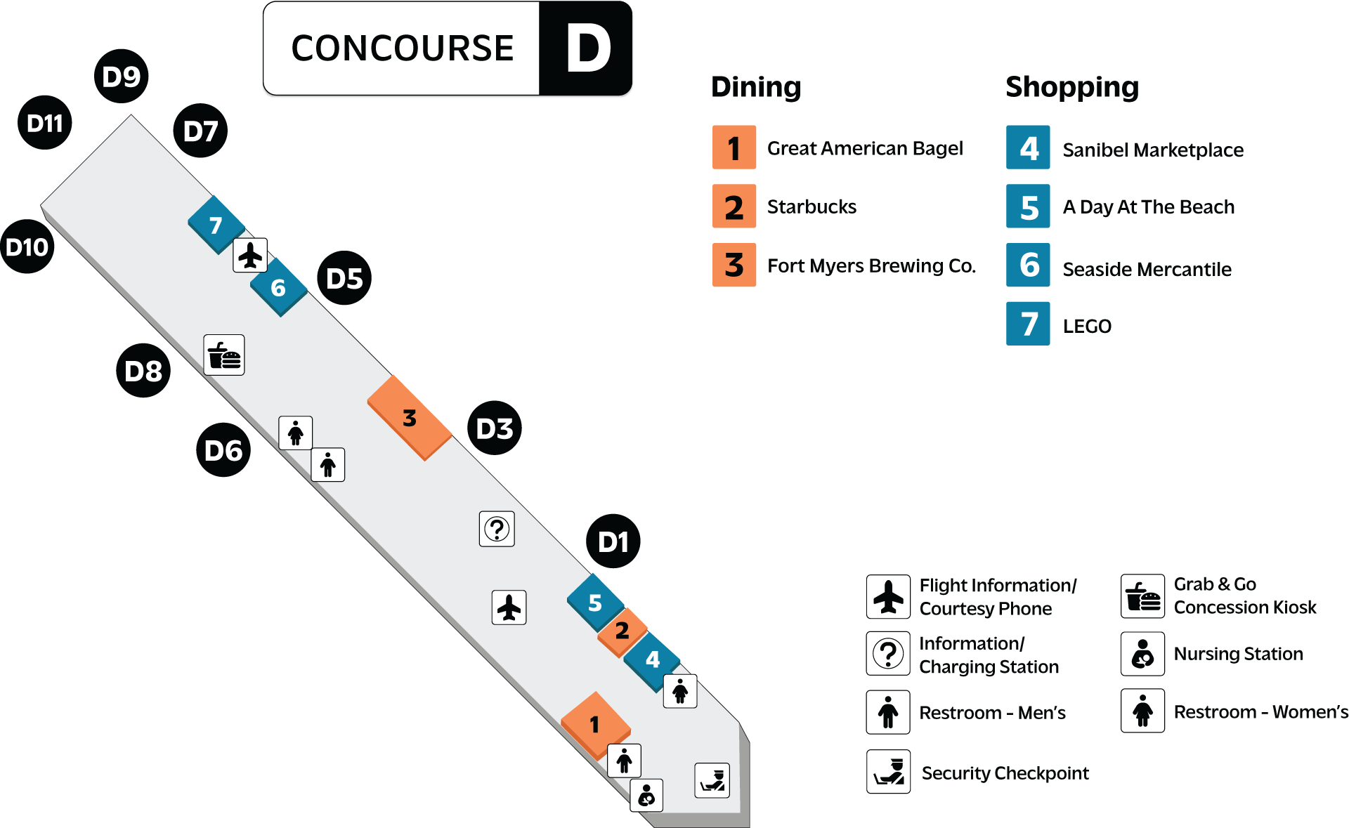 Terminal Maps | RSW Southwest Florida Airport