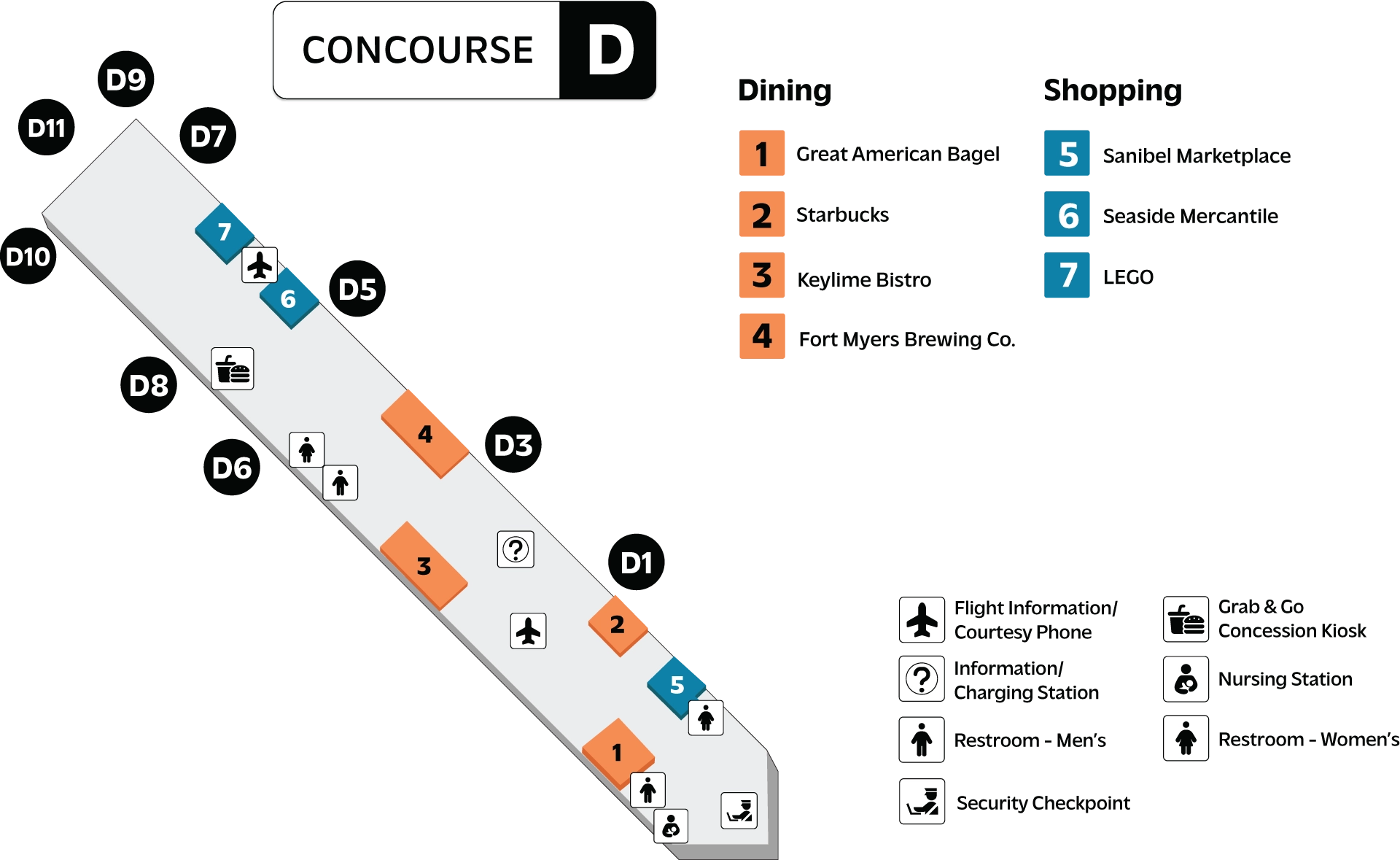 Terminal Maps | RSW Southwest Florida Airport