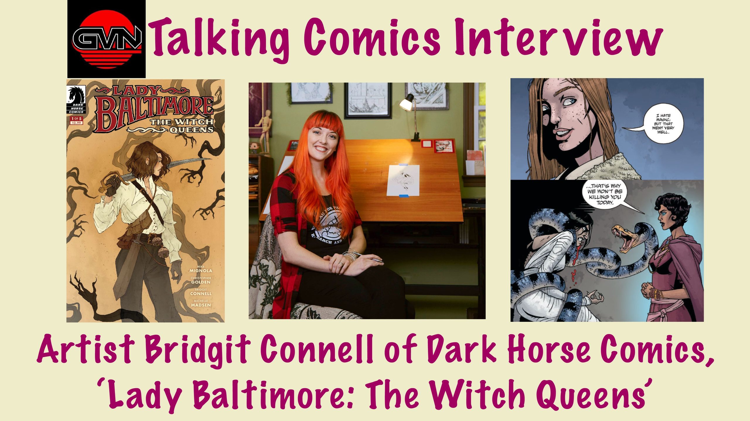 GVN’s Talking Comics Interview: Artist Bridgit Connell of Dark Horse ...