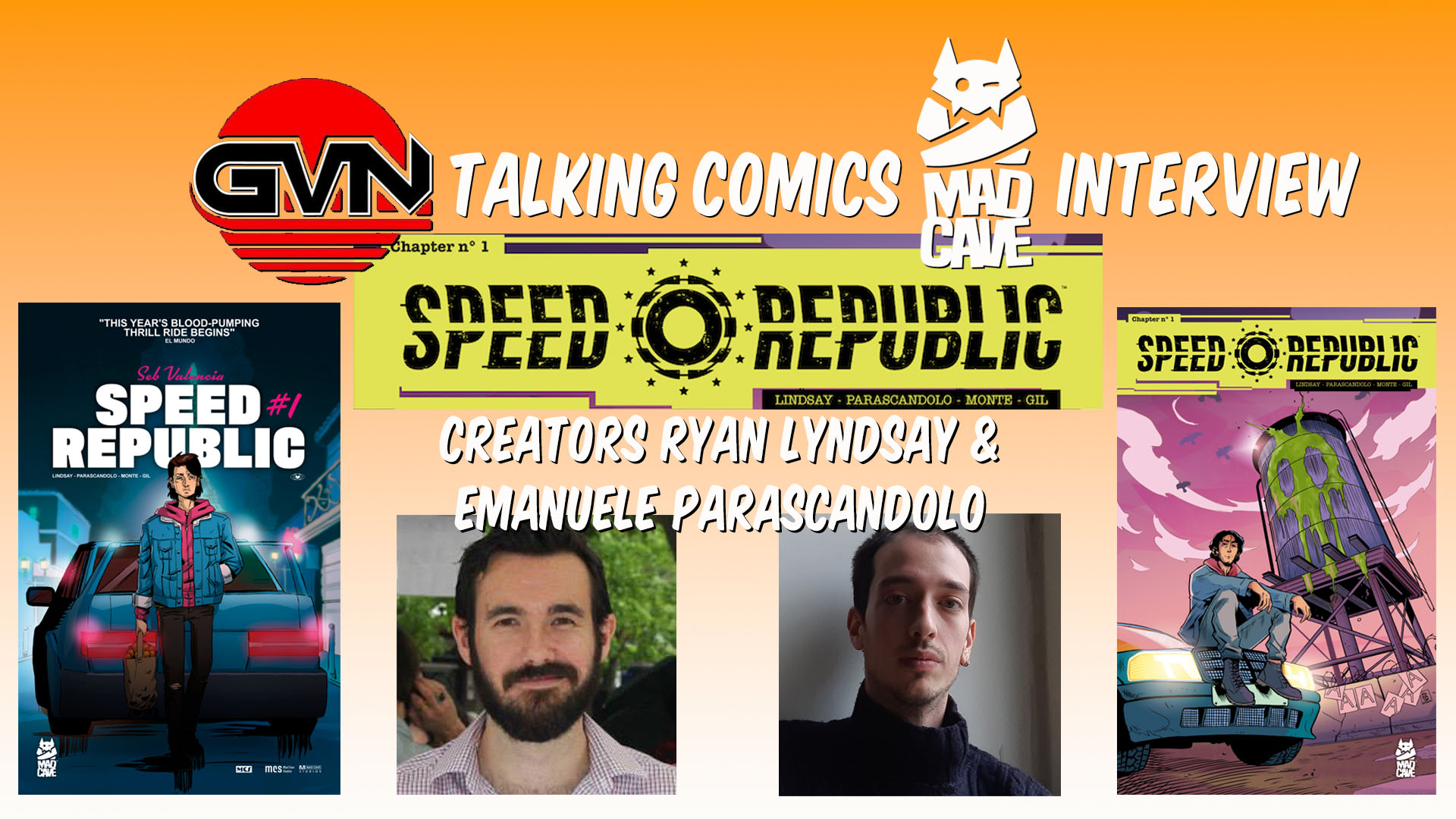 GVN Talking Comics Interview: 'Speed Republic' Creators Ryan K Lyndsay ...