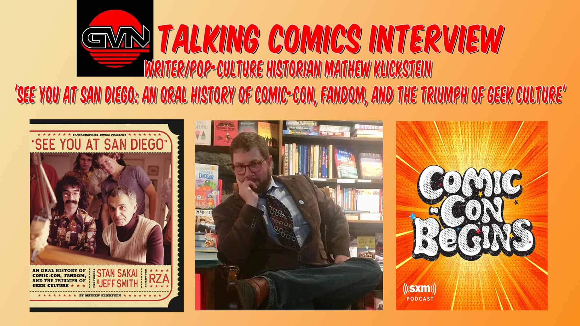 GVN Talking Comics Interview: Mathew Klickstein For 'See You at San Diego'