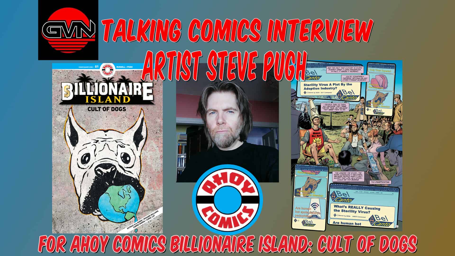 GVN Talking Comics Interview: Artist Steve Pugh For Ahoy Comics ...