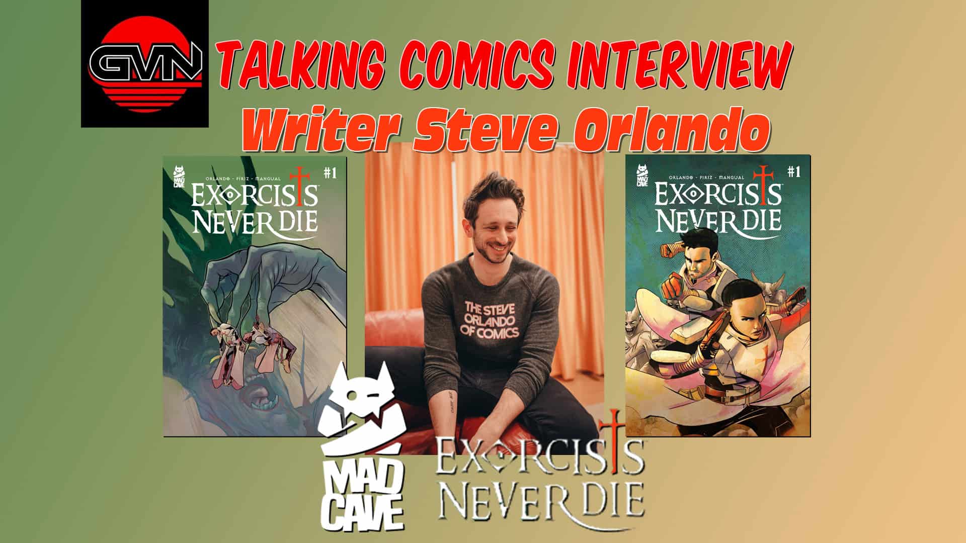 GVN Talking Comics Interview: Writer Steve Orlando for Mad Cave Studios 'Exorcists Never Die'
