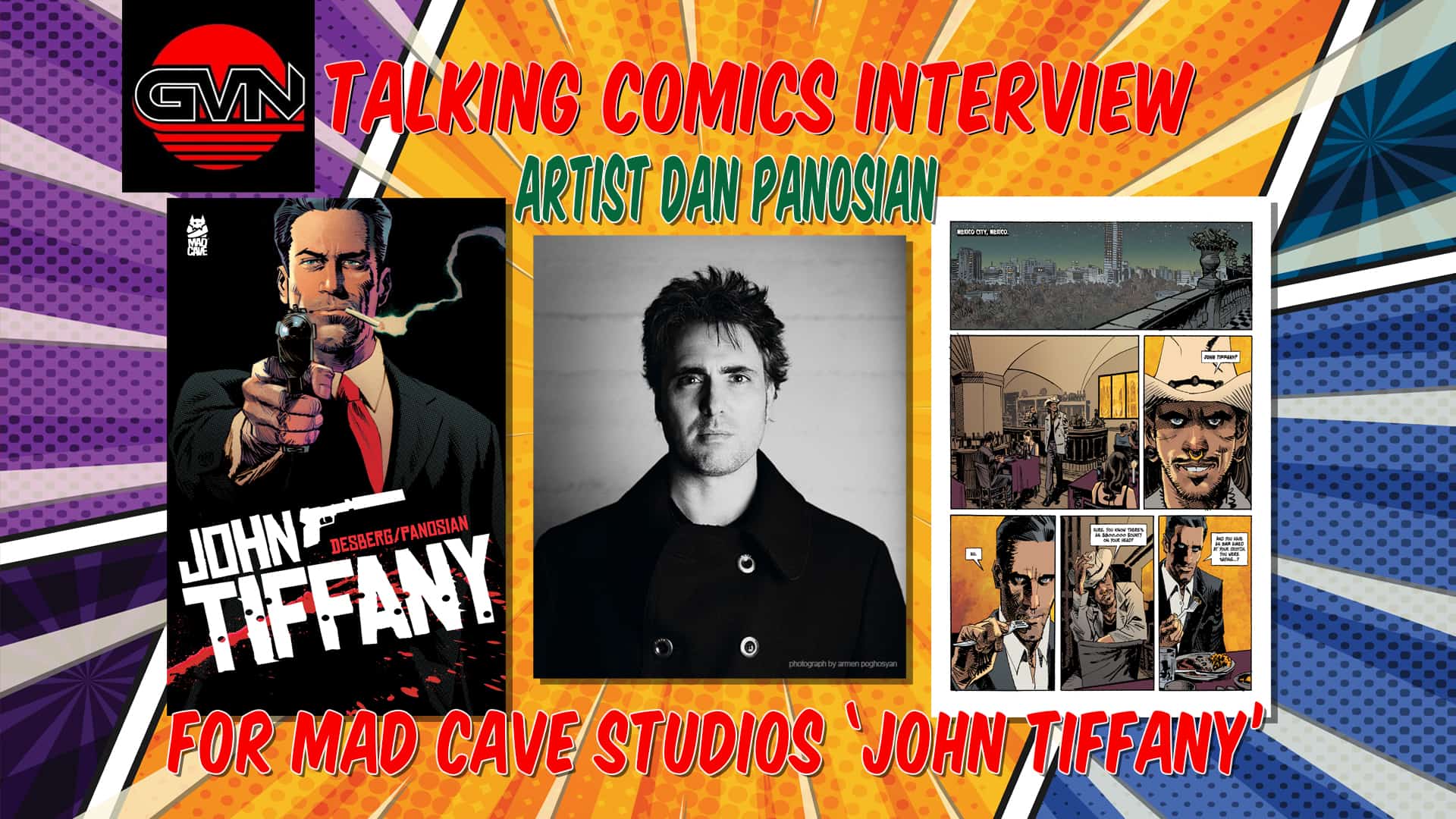 GVN Talking Comics Interview: Artist Dan Panosian For Mad Cave Studios 'John Tiffany'