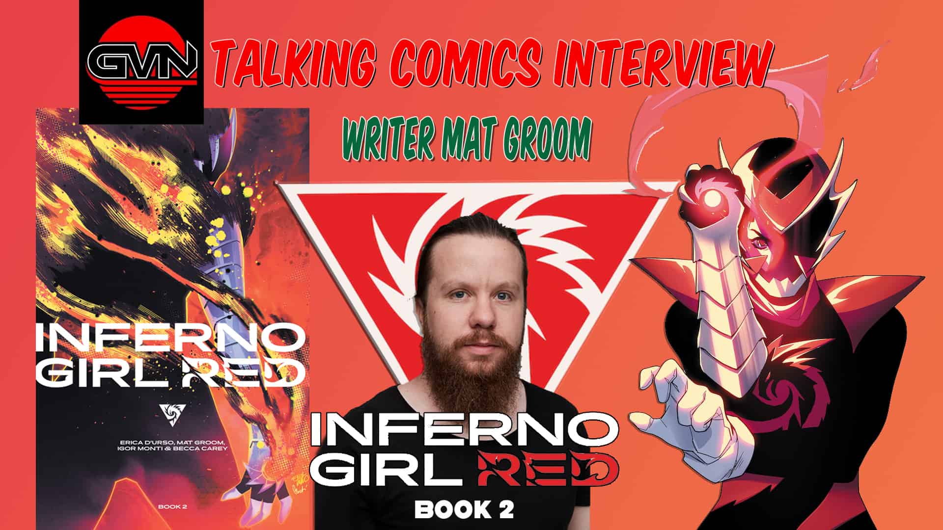 GVN Talking Comics Interview: Writer Mat Groom For 'Inferno Girl Red ...