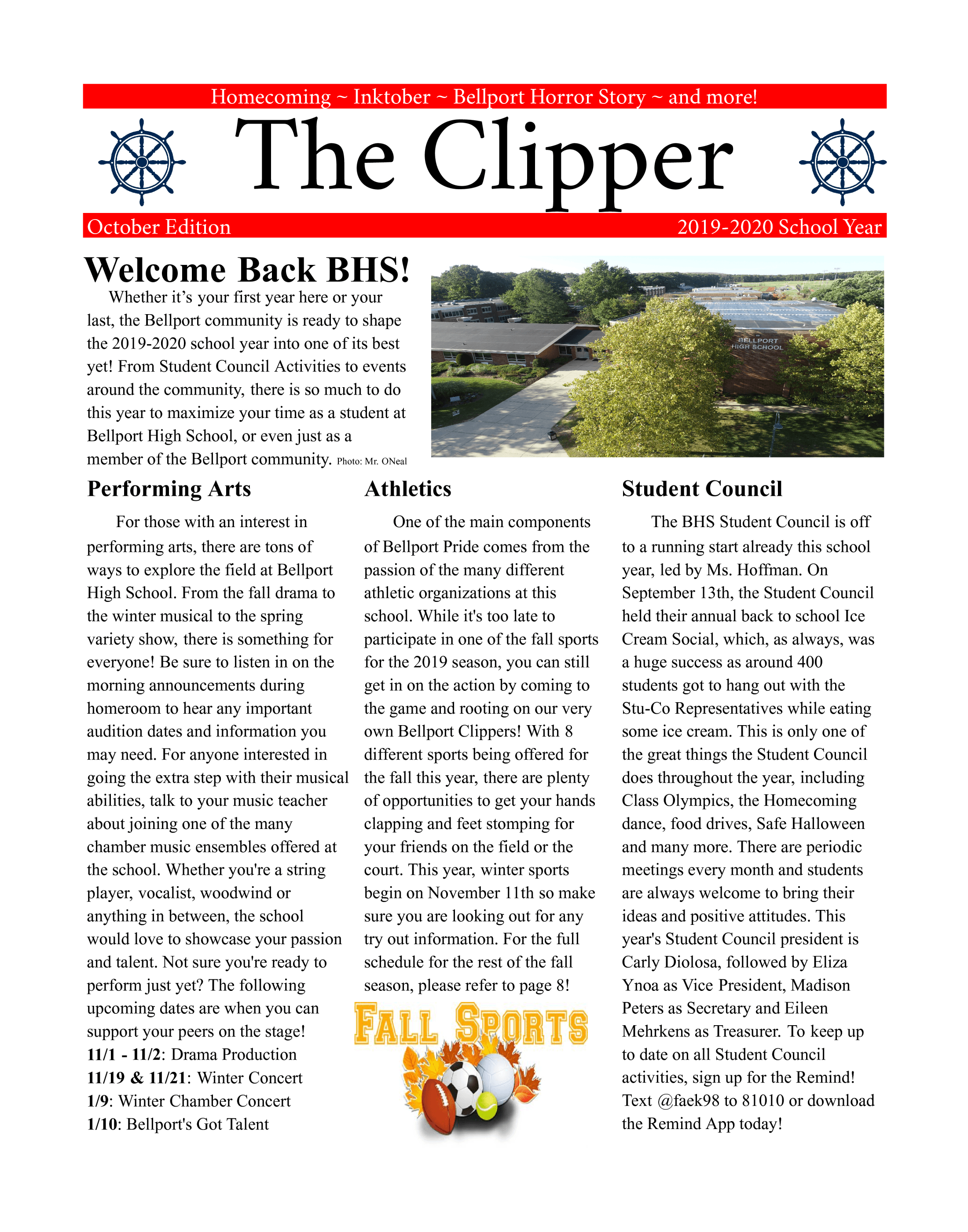 eNewspaper Viewer - The Clipper Edition 1 2019-2020