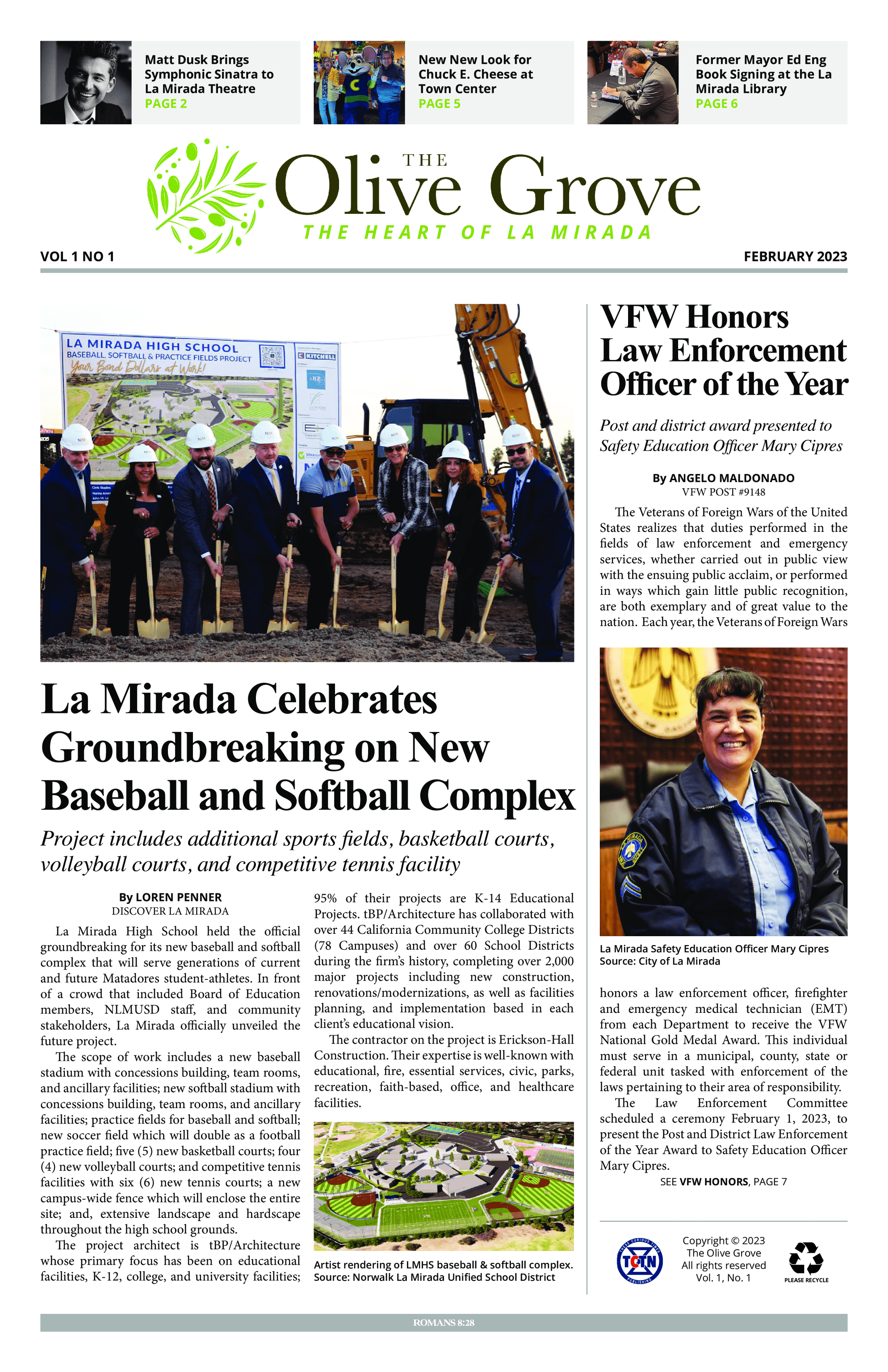 eNewspaper Viewer - The Olive Grove February 2023