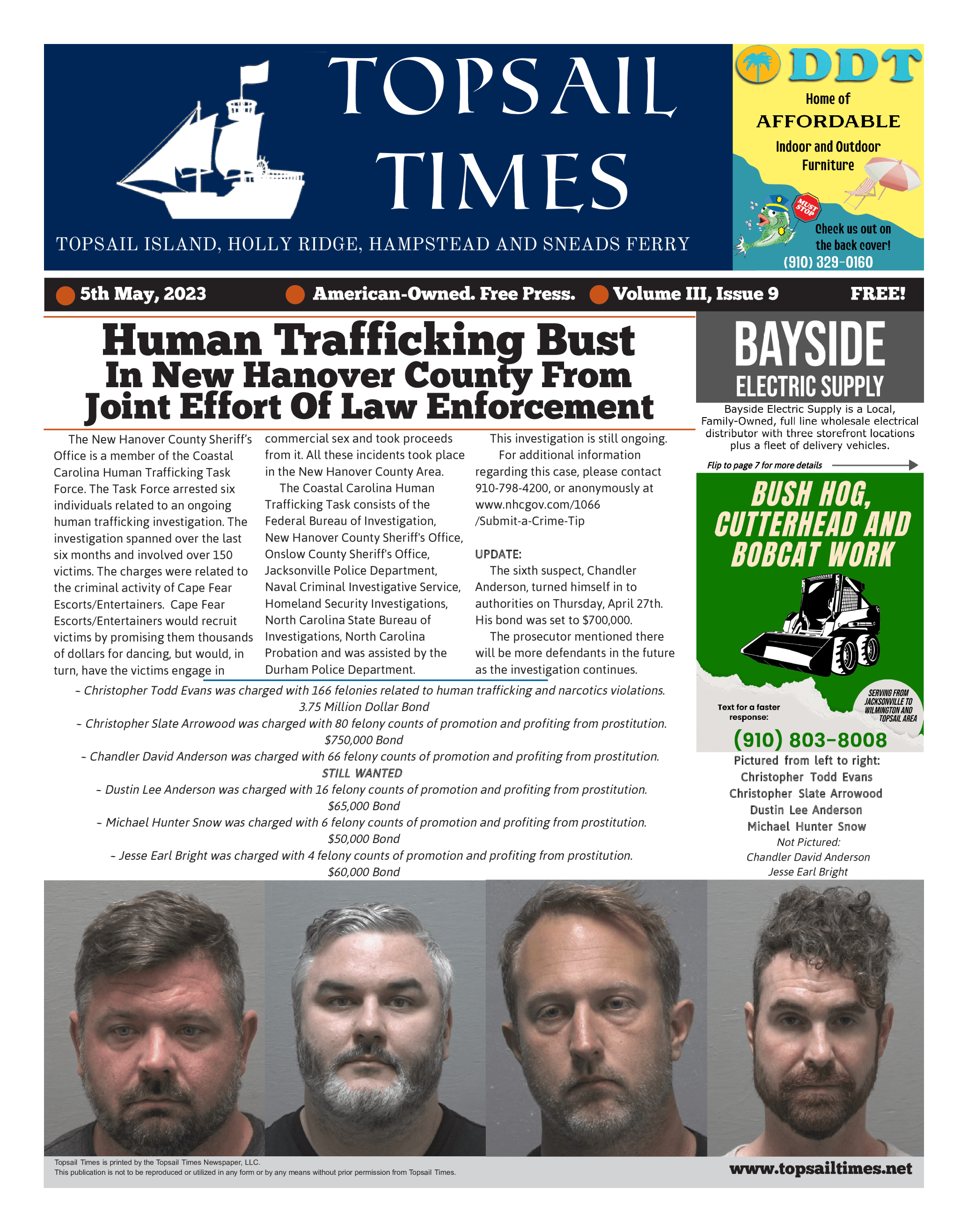 eNewspaper Viewer - Topsail Times Newspaper Volume 3, Issue 9