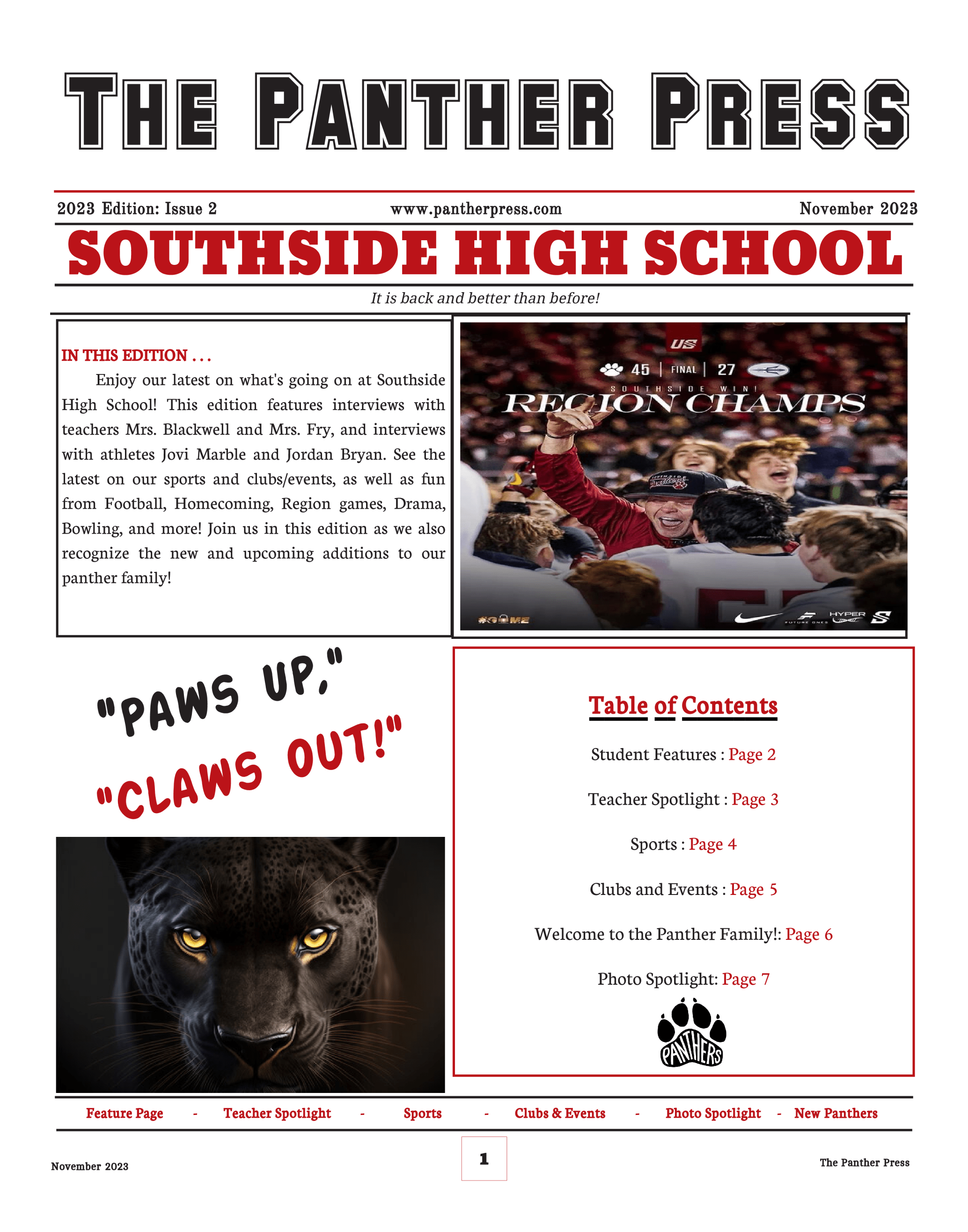 eNewspaper Viewer - The Panther Press