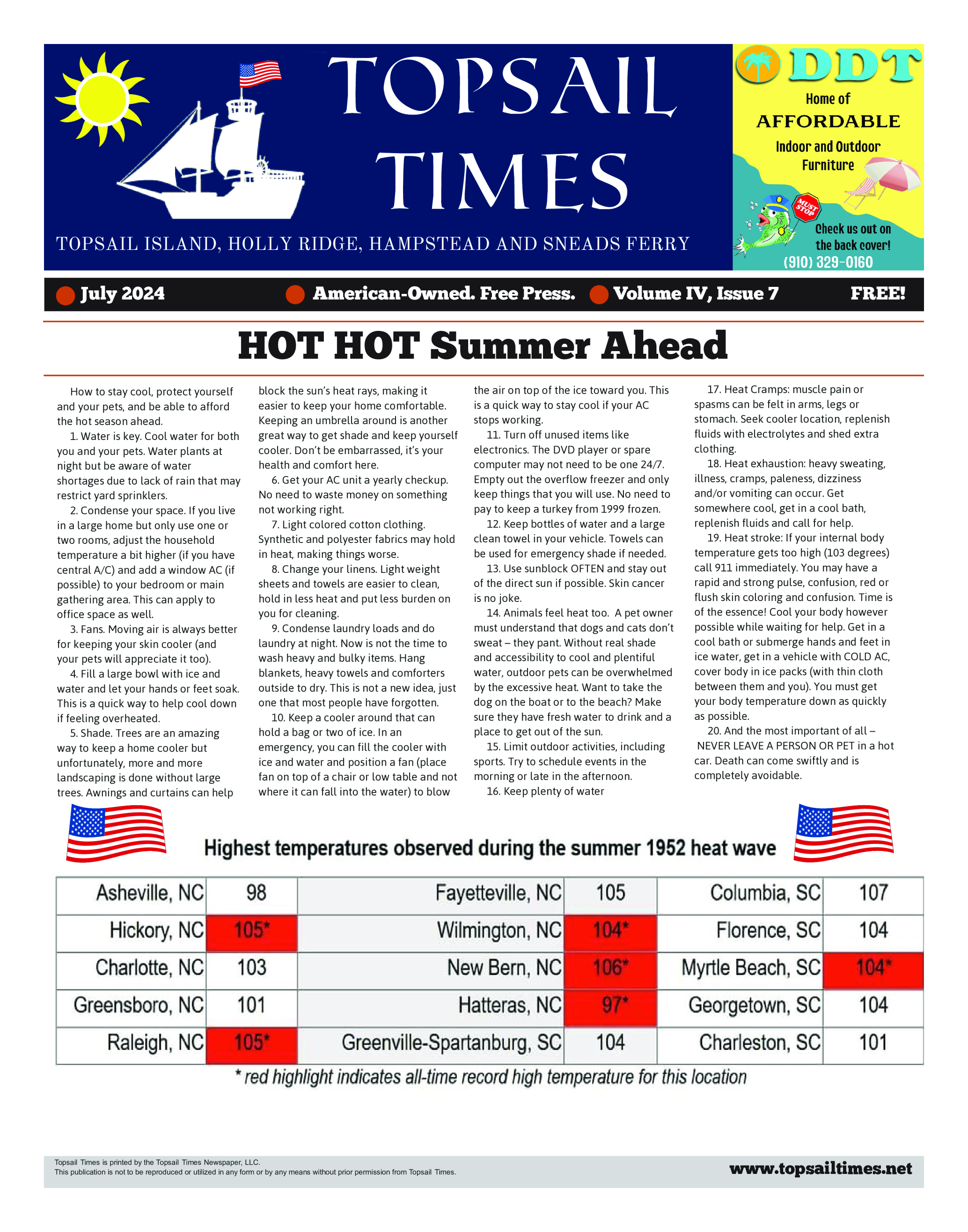 eNewspaper Viewer - The Topsail Times Newspaper Volume 4, Issue 7