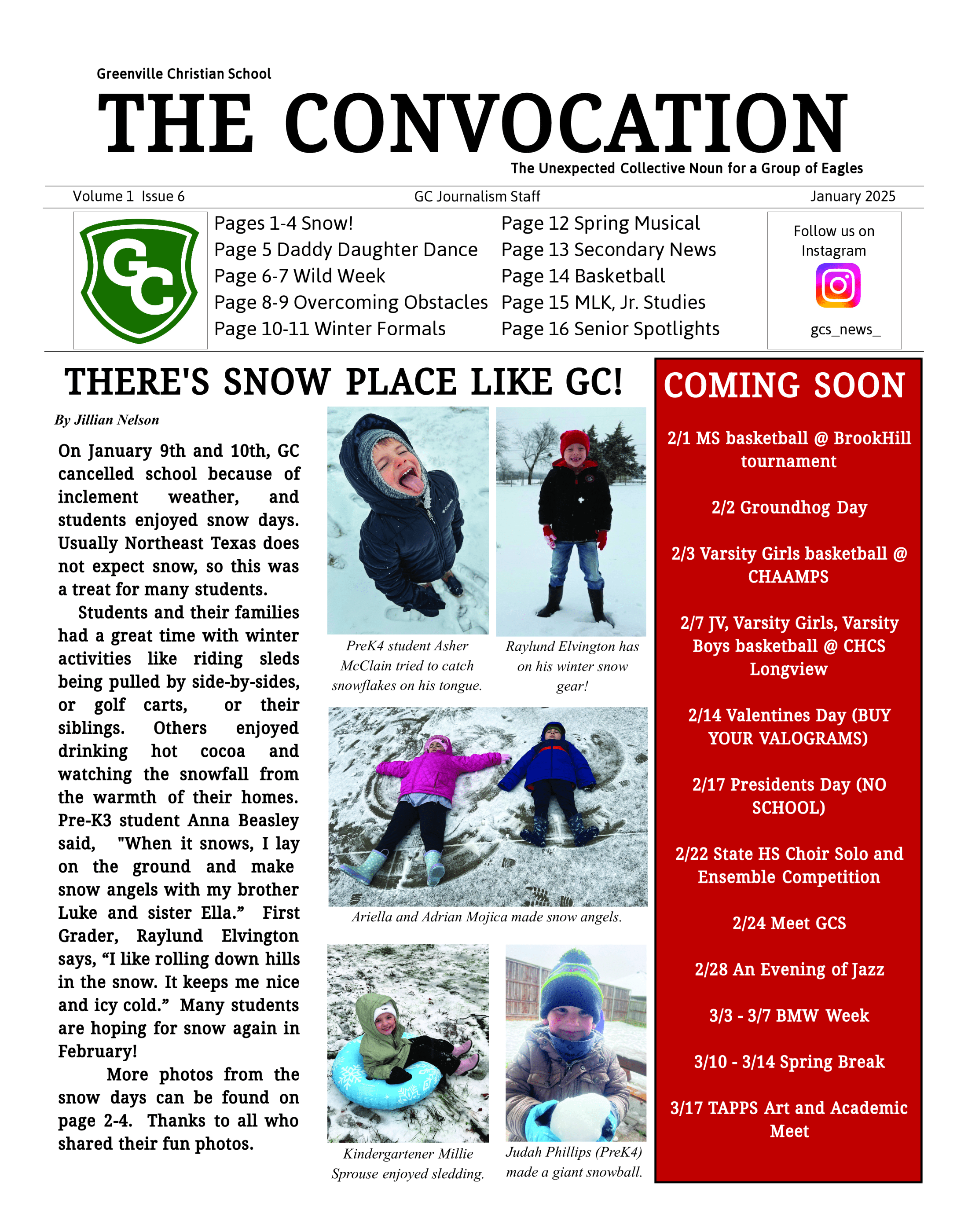 eNewspaper Viewer - The Convocation January edition