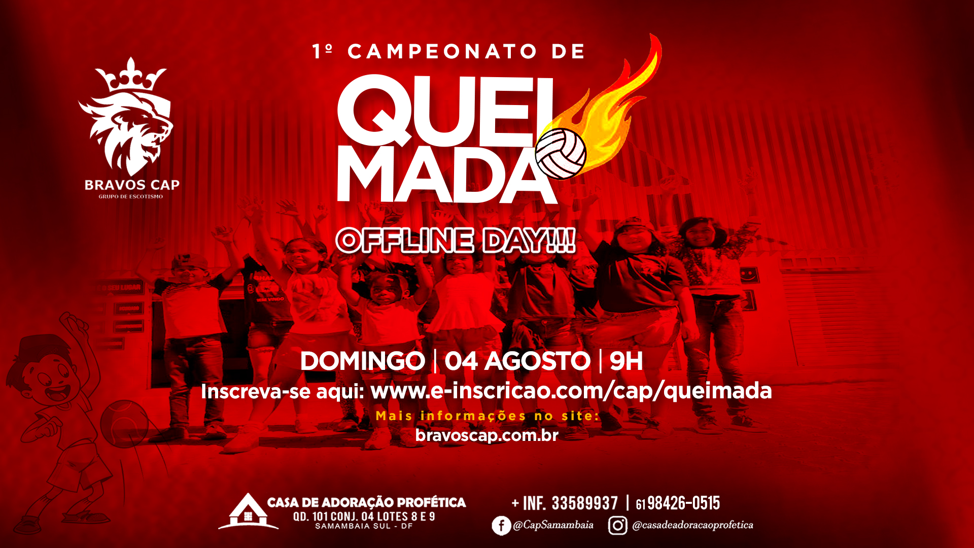 Campeonato de Queimada | e-inscrição