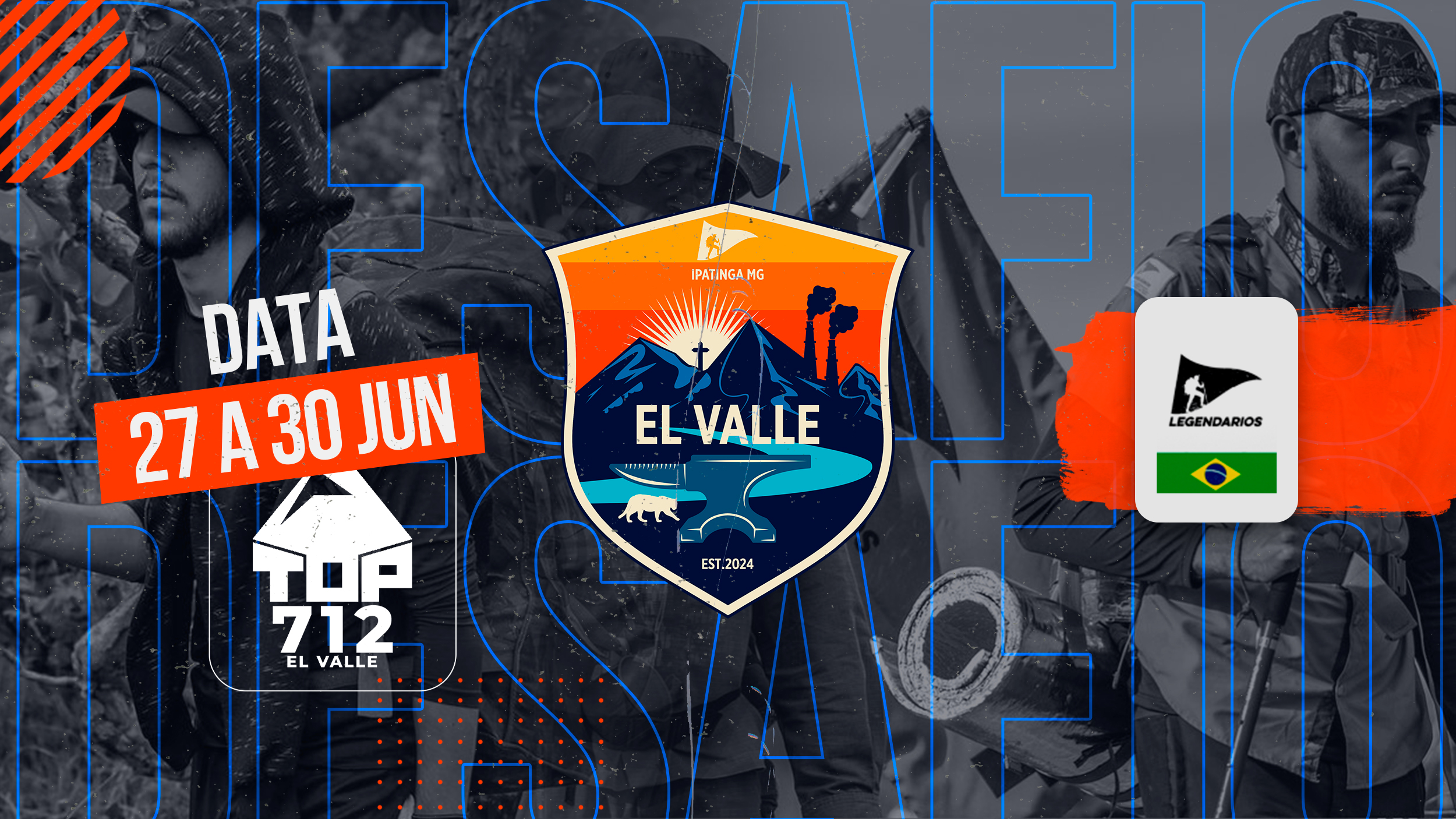 LEGENDÁRIOS TOP 712 - EL VALLE / LESTE DE MINAS - IPATINGA MG | e-inscrição