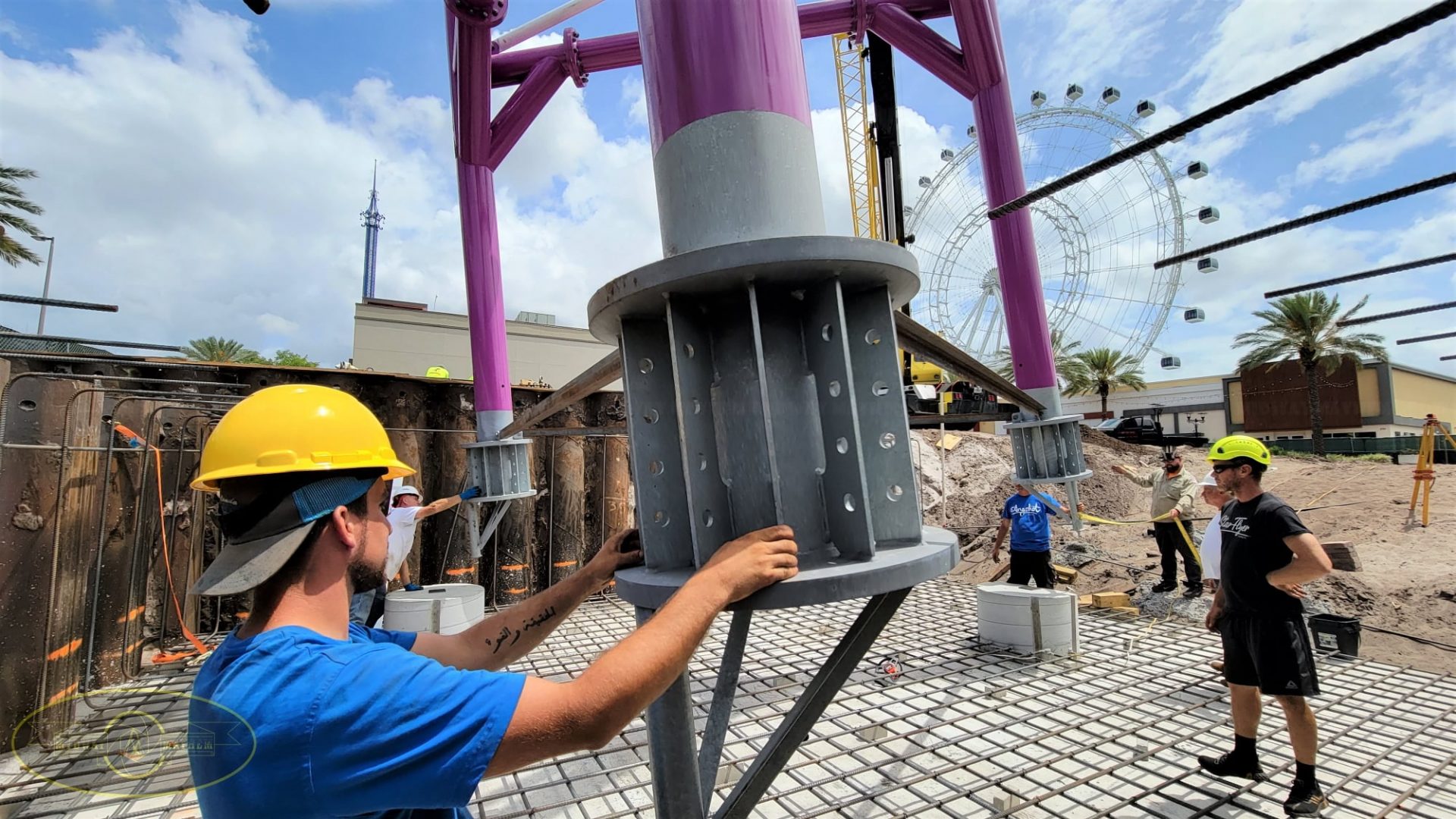 Icon Park em Orlando inicia instalação do maior Sling Shot do mundo ...