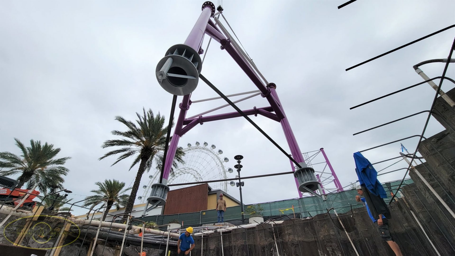 Icon Park em Orlando inicia instalação do maior Sling Shot do mundo ...