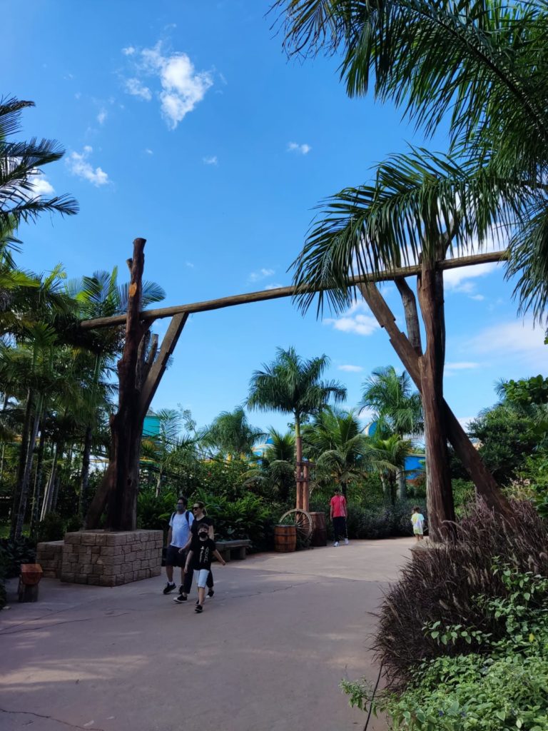 Beto Carrero inicia pintura azul da Big Tower. – HapFun