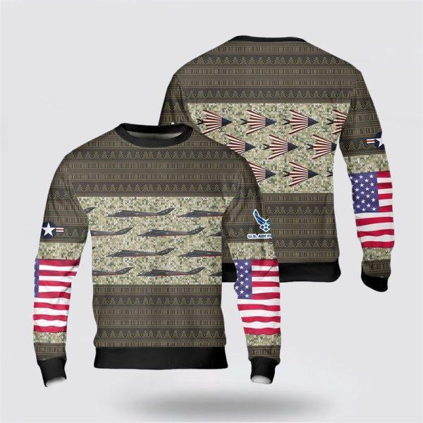 US Air Force Pilatus U-28A Draco 07-0838 Christmas AOP Sweater ...