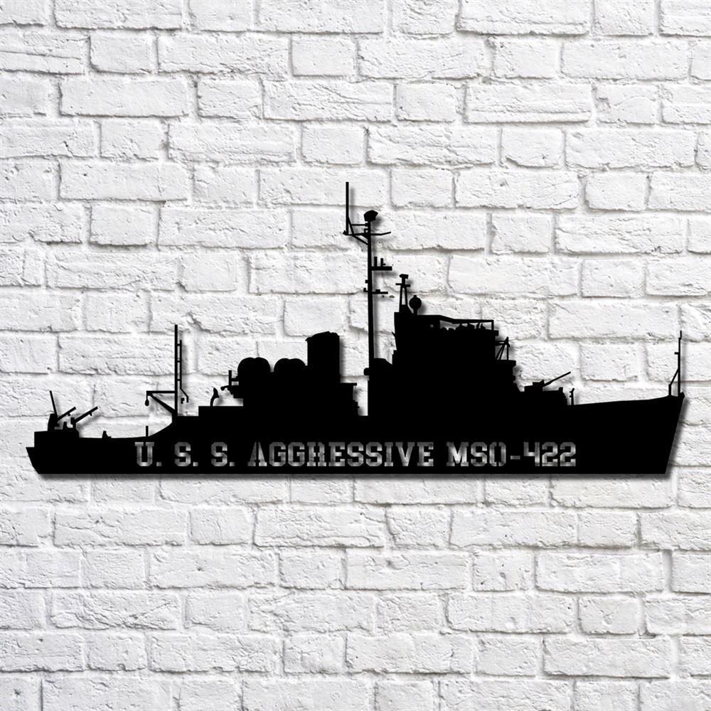 Us Navy Metal Sign, Veteran Signs, Uss Forresttal Cv59 Navy Ship Metal ...