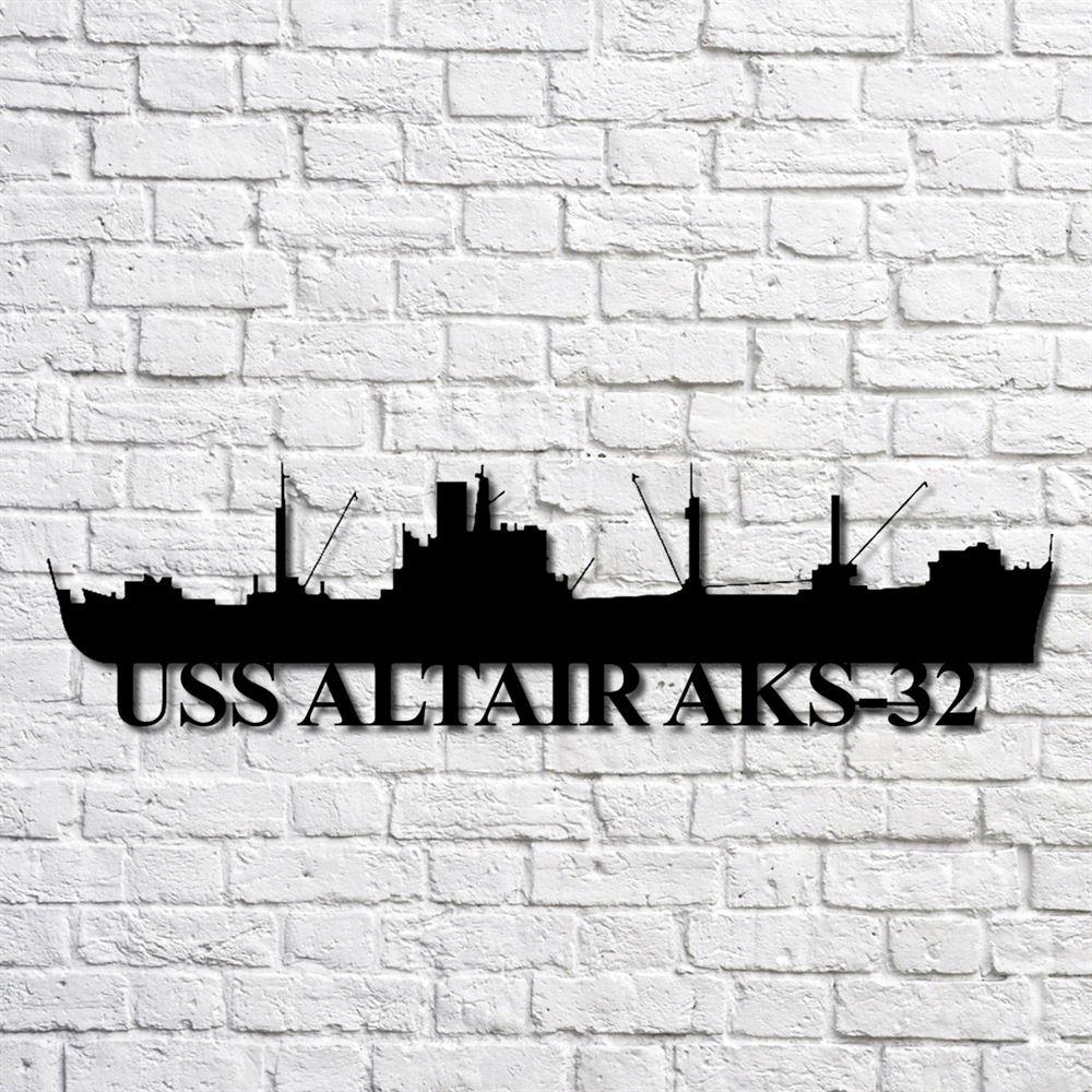 Us Navy Metal Sign, Veteran Signs, Uss Dixon As37 Navy Ship Metal Art ...