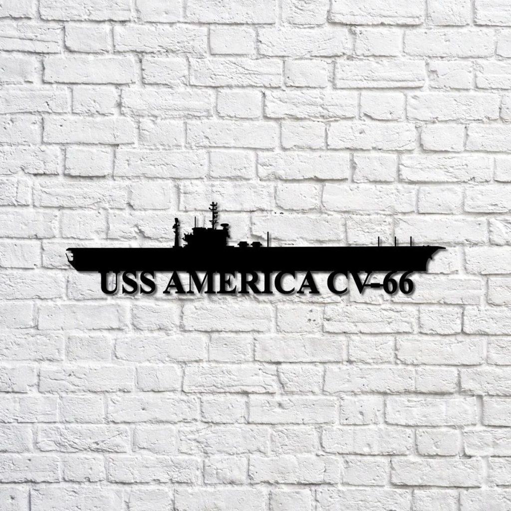 Us Navy Metal Sign, Veteran Signs, Uss Mount Whitney Llc20 Navy Ship ...