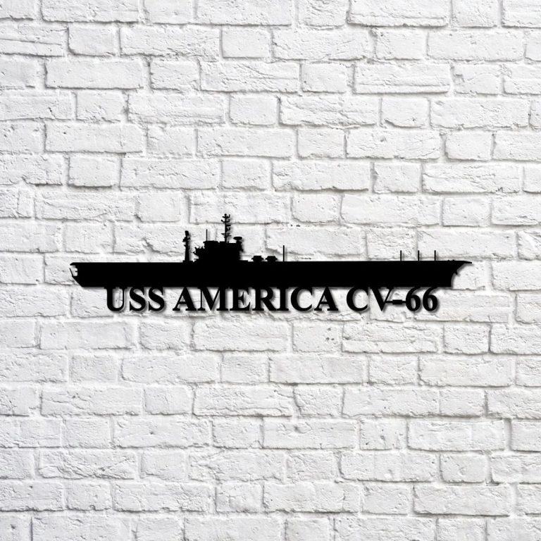 Us Navy Metal Sign, Veteran Signs, Uss Mount Whitney Llc20 Navy Ship ...
