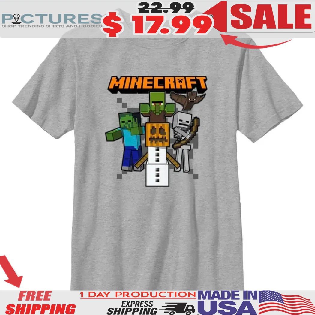 🚛Free Delivery: 📣SaleOff 20% Minecraft Halloween Creeper and Mobs Shirt ...