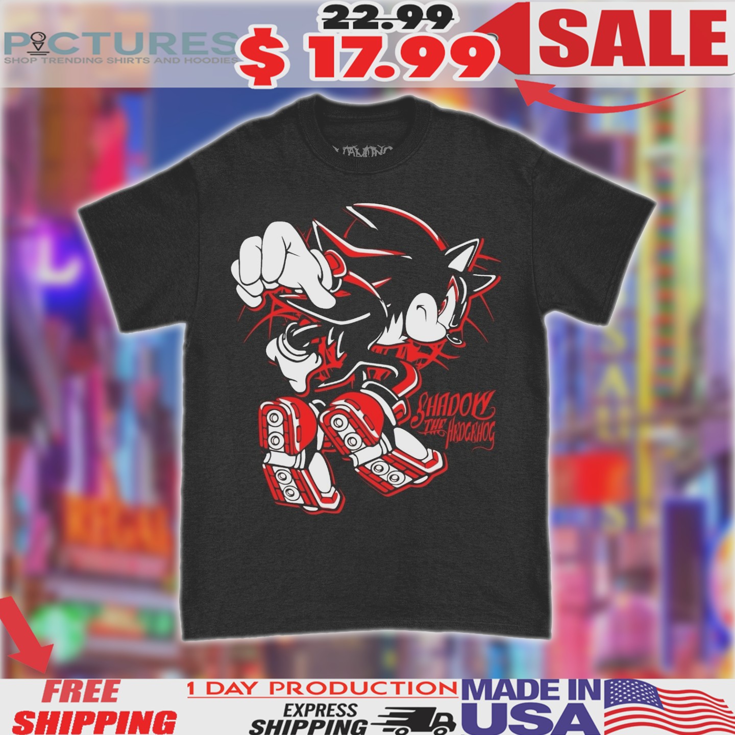 🚛Free Delivery: 📣SaleOff 20% Pierce The Hog Shadow The Hedgehog Shirt ...