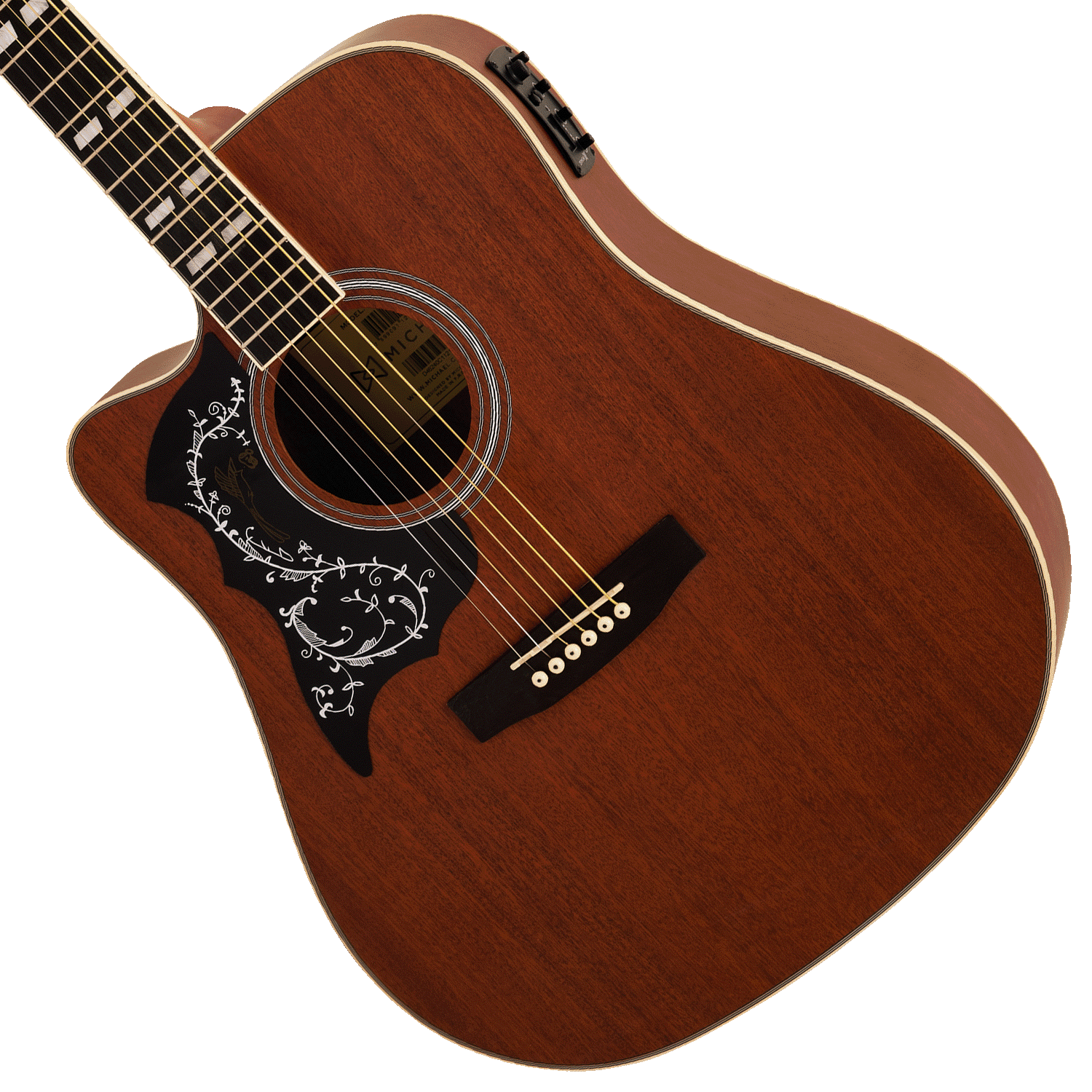 VIOLÃO ELÉTRICO MICHAEL FOLK FREEBIRD VMF420 LH