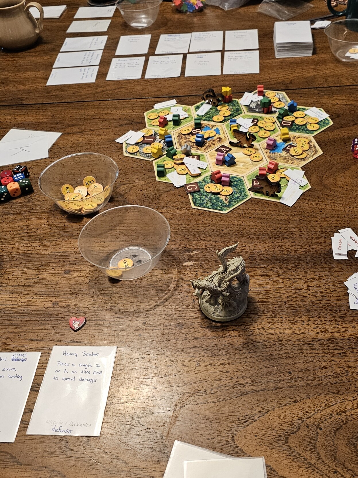 Patrick Crowe (He/Him): "Us playtesting one of ours about being dragons ...