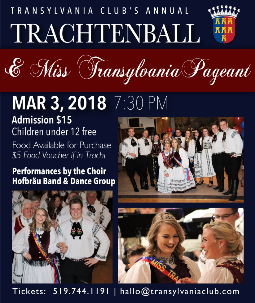 Trachtenball & Miss Transylvania 2018 Crowning - Transylvania Club